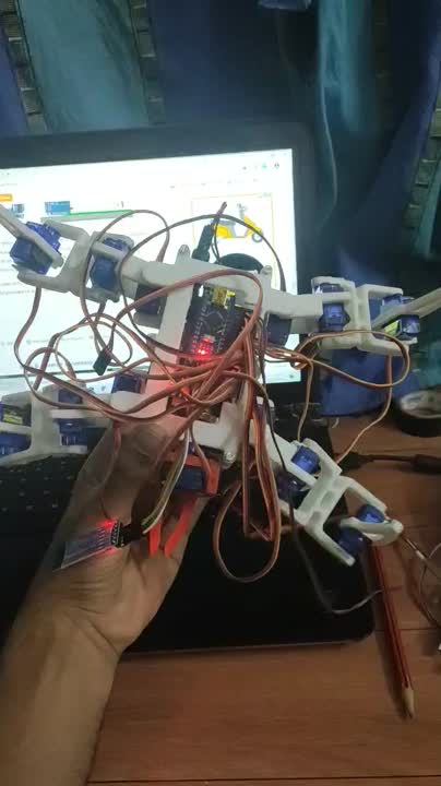 #quadruped #spider #arduino #3dprinted #additivemanufacturing #robotics ... #quadruped #spider #arduino #3dprinted #additivemanufacturing #robotics ...