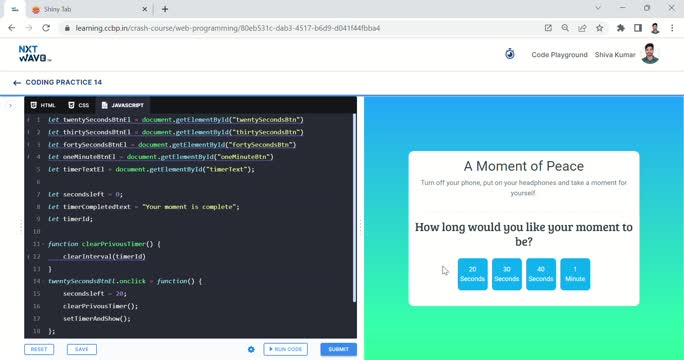 Shiva kumar Gattu on LinkedIn: #day13of #30daysofcodechallenge #ccbp # ... Shiva kumar Gattu on LinkedIn: #day13of #30daysofcodechallenge #ccbp # ...