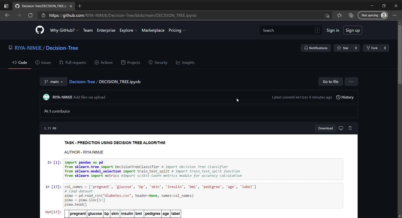 Riya Nimje on LinkedIn: #datascience #python #github #businessanalytics ... Riya Nimje on LinkedIn: #datascience #python #github #businessanalytics ...