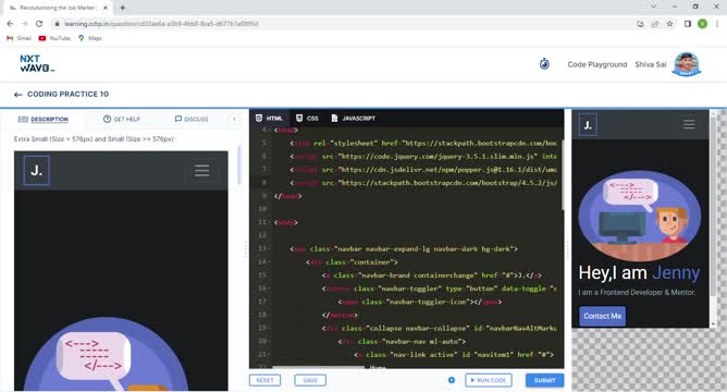Vanam Shiva on LinkedIn: #ccbp #nxtwave #coding Vanam Shiva on LinkedIn: #ccbp #nxtwave #coding