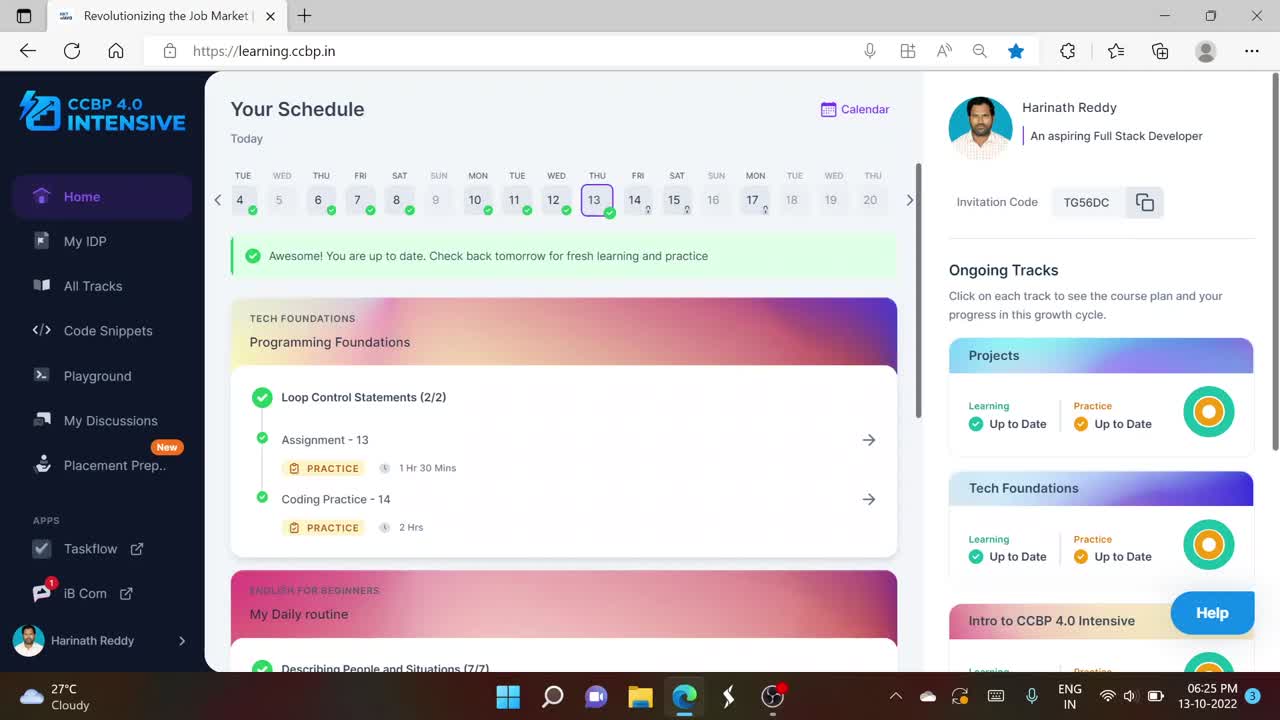 Harinath Reddy Bollam on LinkedIn: #day19 #nxtwave #ccbp #ccbpian ... Harinath Reddy Bollam on LinkedIn: #day19 #nxtwave #ccbp #ccbpian ...