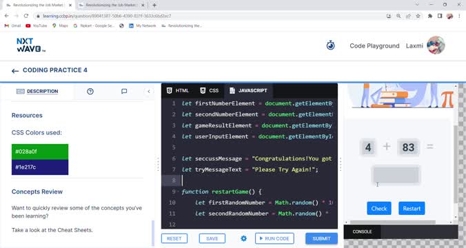 Laxmi Shiga on LinkedIn: #100daysofcodechallenge #day98 # ... Laxmi Shiga on LinkedIn: #100daysofcodechallenge #day98 # ...