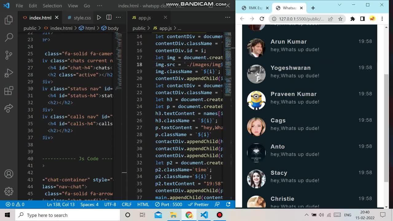 PRAVEEN KANTH S on LinkedIn: #whatsappclone #javascript #html #css # ... PRAVEEN KANTH S on LinkedIn: #whatsappclone #javascript #html #css # ...