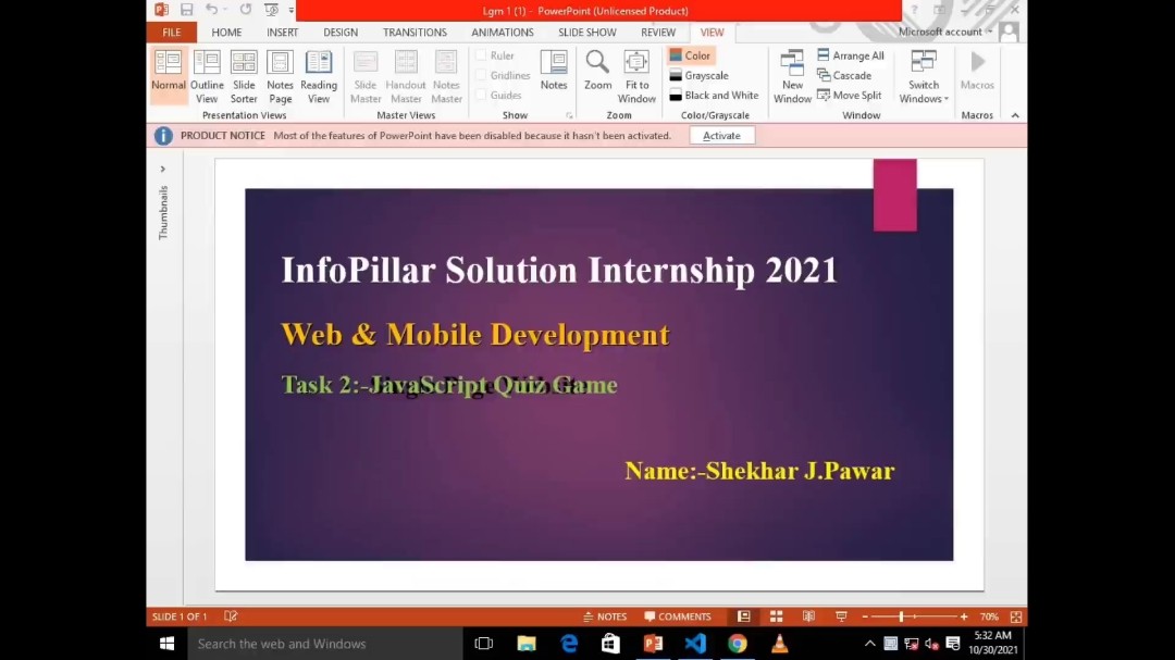 Shekhar Pawar on LinkedIn: #task2 #ips #ipsoctober #infopillarsolution ... Shekhar Pawar on LinkedIn: #task2 #ips #ipsoctober #infopillarsolution ...