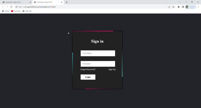 Hello Connections, Today I have created a Animated Sign In form using ... Hello Connections, Today I have created a Animated Sign In form using ...