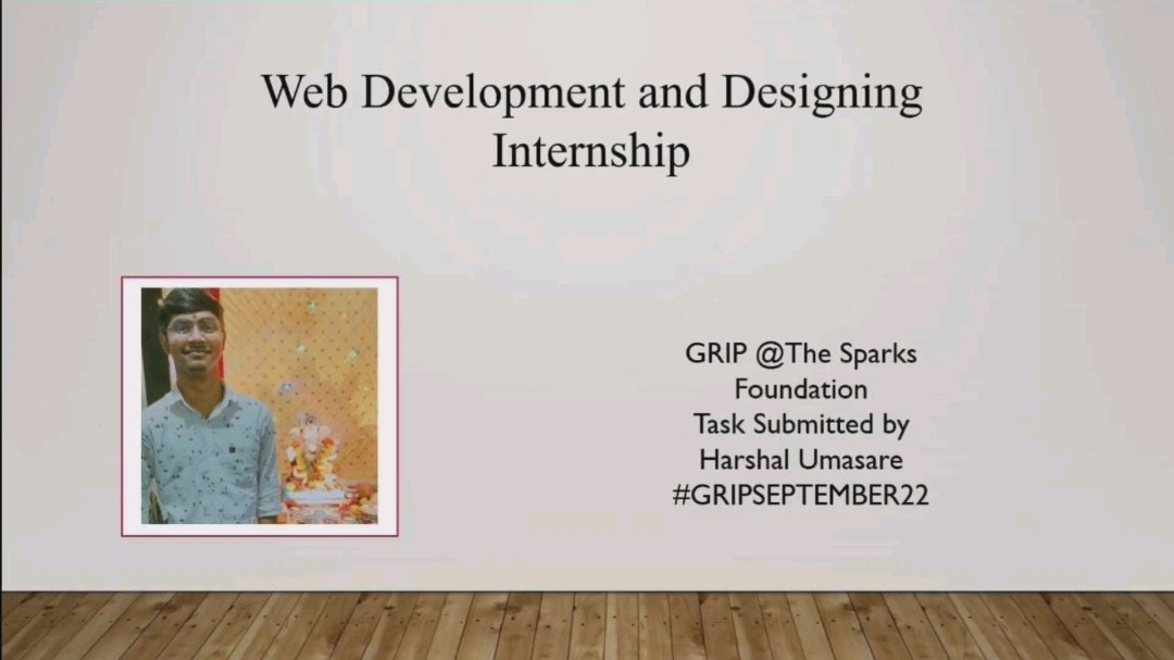 Harshal Umasare on LinkedIn: #task1 #gripsept22 #task1 #internship # ... Harshal Umasare on LinkedIn: #task1 #gripsept22 #task1 #internship # ...