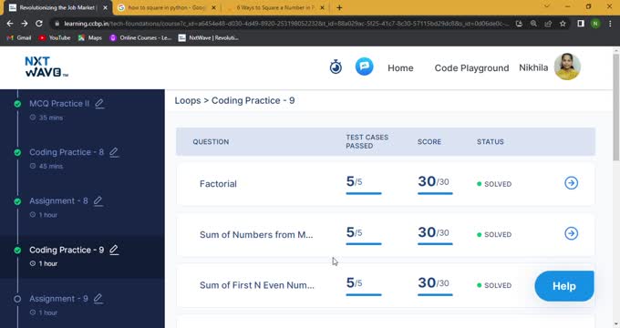 Nikhila Gantagari on LinkedIn: #ccbp #nxtwave #pythondeveloper # ... Nikhila Gantagari on LinkedIn: #ccbp #nxtwave #pythondeveloper # ...