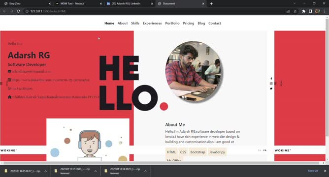 Adarsh RG on LinkedIn: #connections #html #css #github #luminartechnolab Adarsh RG on LinkedIn: #connections #html #css #github #luminartechnolab