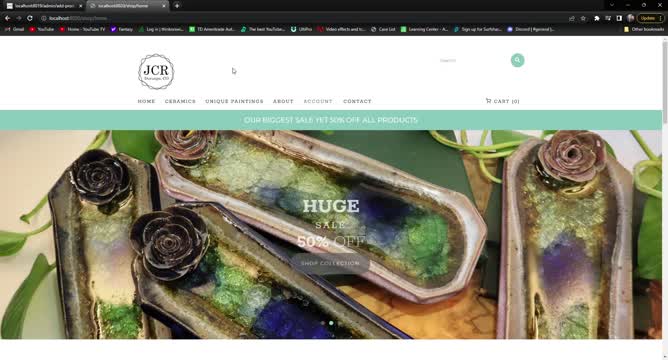 My first ecommerce website I created for my sisters artwork! Some ... My first ecommerce website I created for my sisters artwork! Some ...