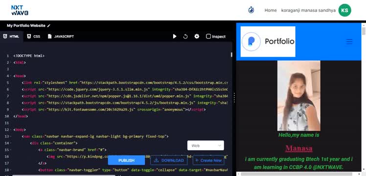 Manasa koraganji on LinkedIn: #nxtwave #javascript #css #webdevelopment ... Manasa koraganji on LinkedIn: #nxtwave #javascript #css #webdevelopment ...