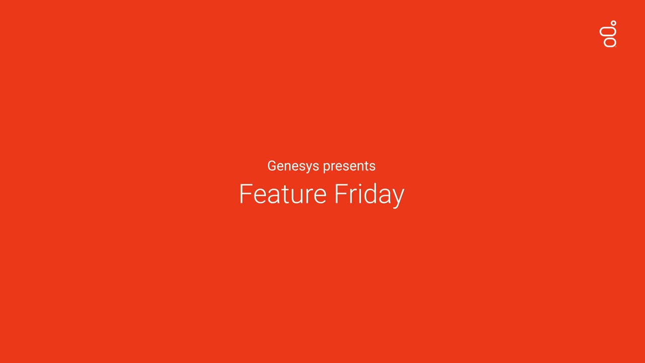 Feature Friday | Genesys Predictive Engagement | Genesys Feature Friday | Genesys Predictive Engagement | Genesys