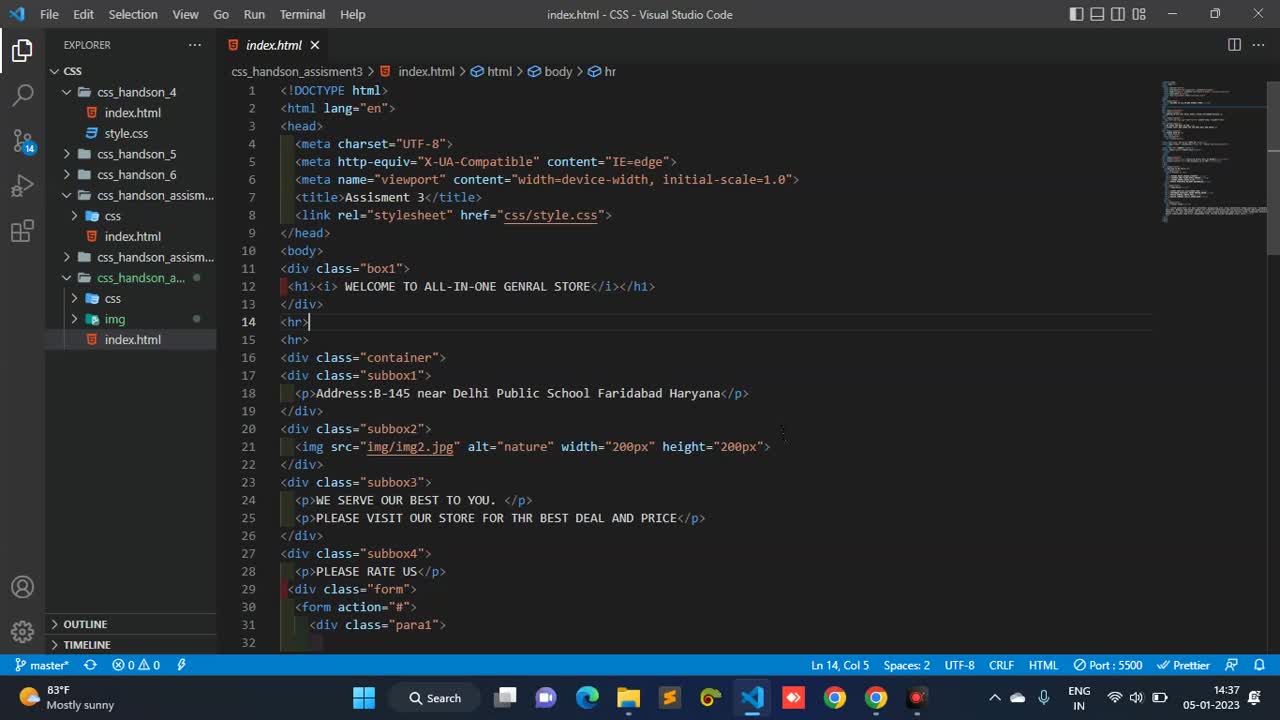 Sandesh Sarade on LinkedIn: #html #css Sandesh Sarade on LinkedIn: #html #css