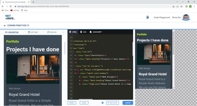 Vanam Shiva on LinkedIn: #ccbp #nxtwave #coding Vanam Shiva on LinkedIn: #ccbp #nxtwave #coding