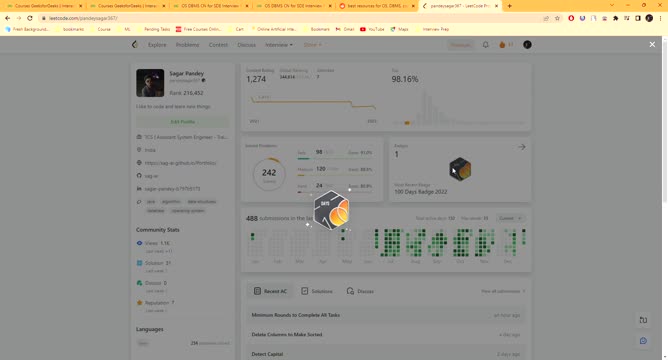 Sagar Pandey on LinkedIn: #leetcode #100daysofcodechallenge #dsacoding Sagar Pandey on LinkedIn: #leetcode #100daysofcodechallenge #dsacoding
