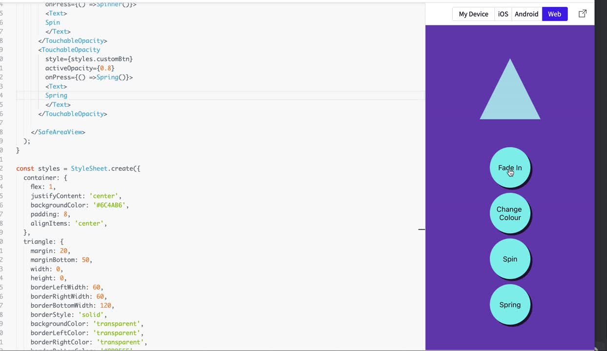 Stephanie Brandon on LinkedIn: #react #reactnative #animations Stephanie Brandon on LinkedIn: #react #reactnative #animations