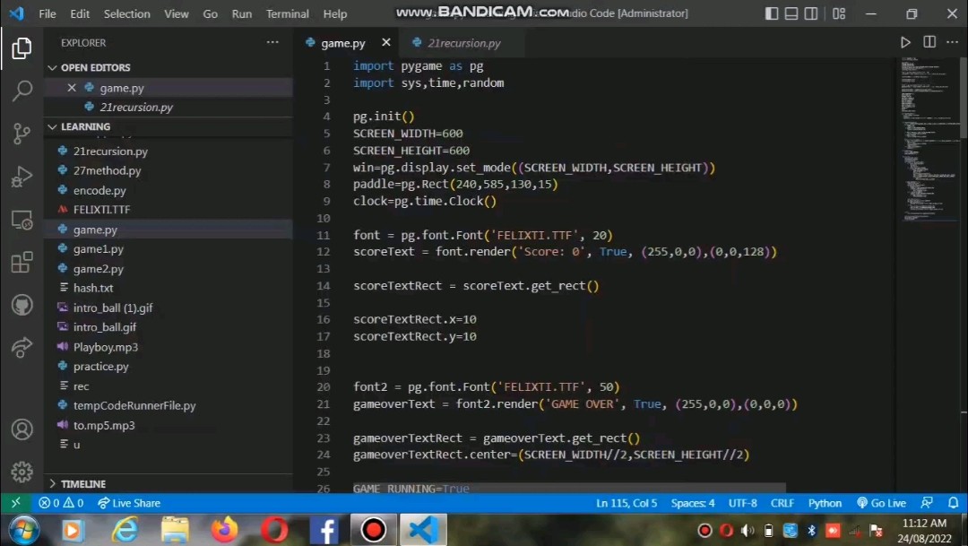 Kashish Rathor on LinkedIn: #game #python #pygame #python #project # ... Kashish Rathor on LinkedIn: #game #python #pygame #python #project # ...