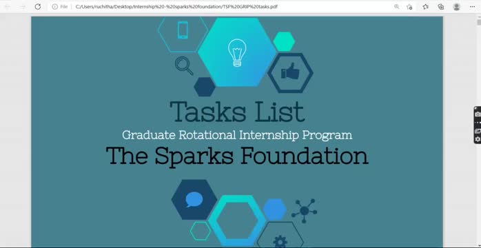 Ponnuru Sai Venkatesh on LinkedIn: #task1 #gripjuly21 #internship # ... Ponnuru Sai Venkatesh on LinkedIn: #task1 #gripjuly21 #internship # ...