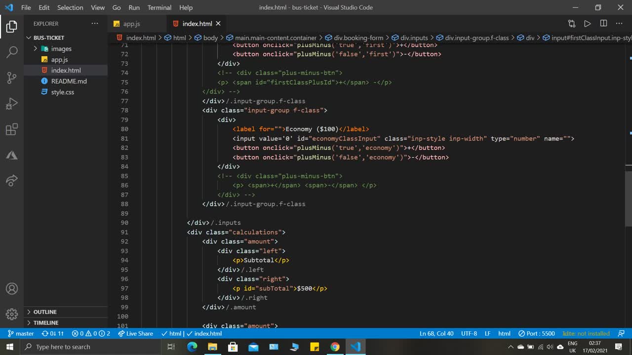 Sabbir Ahmed on LinkedIn: #javascript #html #css #dom Sabbir Ahmed on LinkedIn: #javascript #html #css #dom