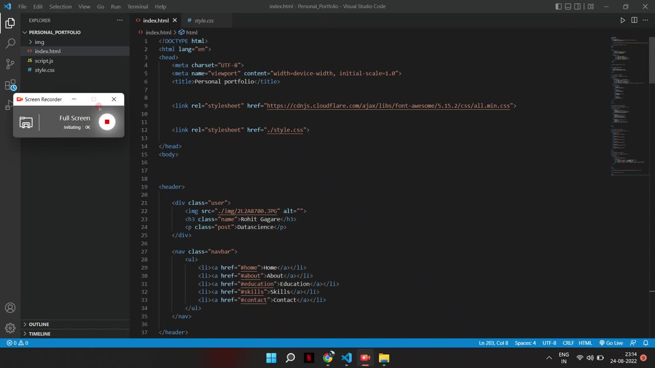 Rohit Gagare on LinkedIn: #html #css #javascript #oasisinfobyte # ... Rohit Gagare on LinkedIn: #html #css #javascript #oasisinfobyte # ...