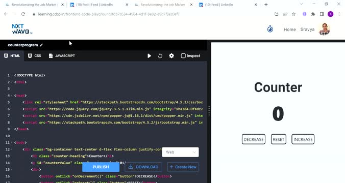 Sravya Kandukuri on LinkedIn: #day62 #javascript Sravya Kandukuri on LinkedIn: #day62 #javascript