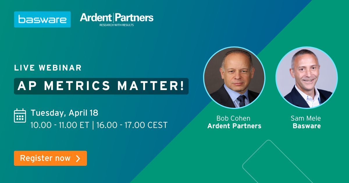 AP Metrics Matters! In 2023, they matter more than ever. | Basware AP Metrics Matters! In 2023, they matter more than ever. | Basware