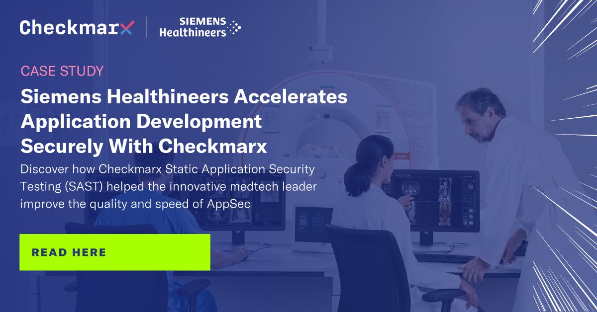 Vicente Amozurrutia on LinkedIn: Siemens Healthineers - Checkmarx.com Vicente Amozurrutia on LinkedIn: Siemens Healthineers - Checkmarx.com