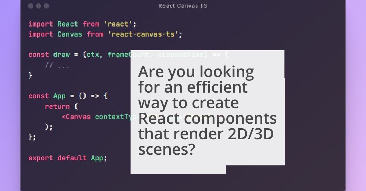 React Jobs on LinkedIn: A React TypeScript custom hook and canvas ... React Jobs on LinkedIn: A React TypeScript custom hook and canvas ...