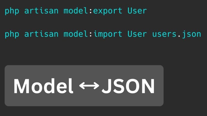 Package Laravel Model JSON: Export/Import DB | Laravel News Package Laravel Model JSON: Export/Import DB | Laravel News
