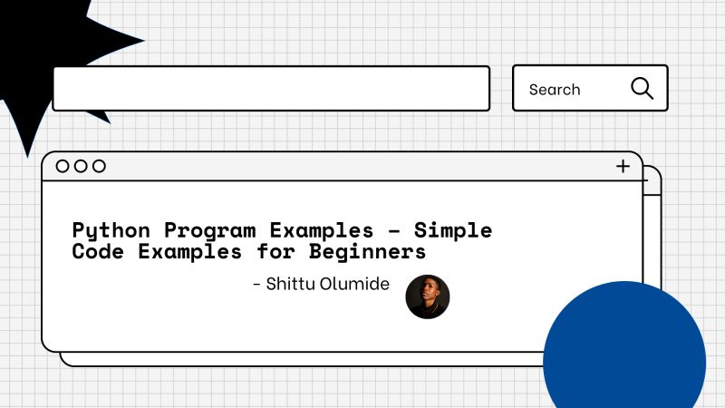 freeCodeCamp no LinkedIn: Python Program Examples – Simple Code ... freeCodeCamp no LinkedIn: Python Program Examples – Simple Code ...