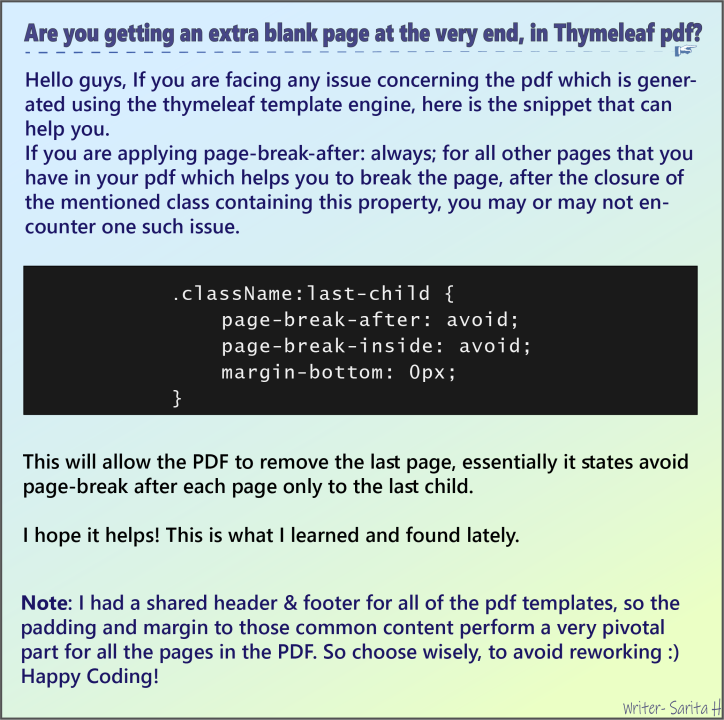 Advanced CSS3 - Quick fix for PDF. Advanced CSS3 - Quick fix for PDF.