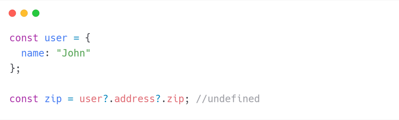 Optional Chaining in JavaScript Optional Chaining in JavaScript