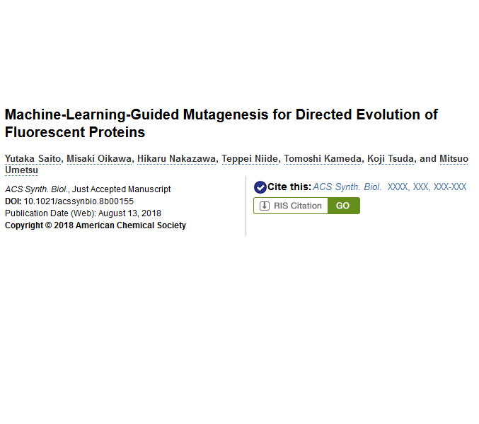 Machine-Learning-Guided Mutagenesis for Directed Evolution of ... Machine-Learning-Guided Mutagenesis for Directed Evolution of ...