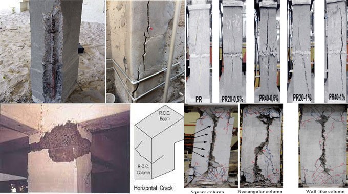 Types & Summary of Cracks in Reinforced Concrete Column Types & Summary of Cracks in Reinforced Concrete Column