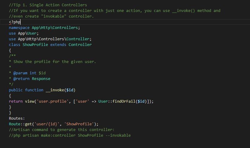 Tip 1. Single Action Controllers | Muhammad Waseem Abbas Tip 1. Single Action Controllers | Muhammad Waseem Abbas