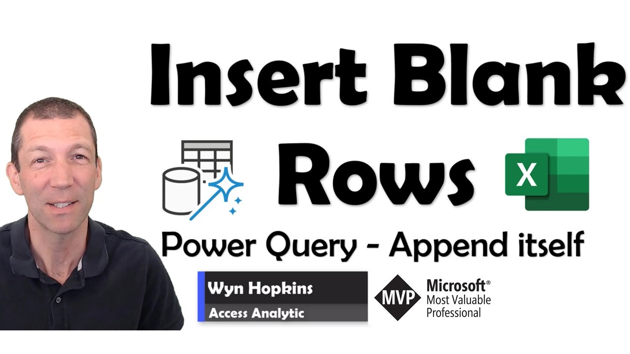 Insert Blank Rows using Power Query Insert Blank Rows using Power Query