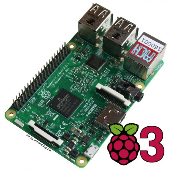 La sortie du raspberry Pi 3 La sortie du raspberry Pi 3