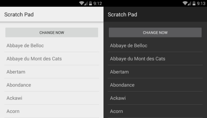 Android: Change app theme at runtime Android: Change app theme at runtime
