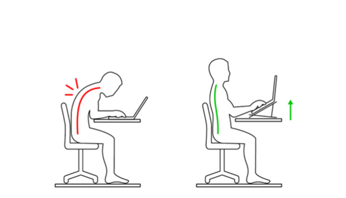 Optimise your workspace ergonomically Optimise your workspace ergonomically