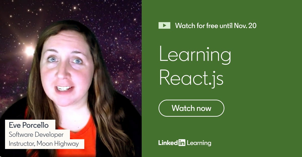 LinkedIn for Learning on LinkedIn: Learning React.js Online Class ... LinkedIn for Learning on LinkedIn: Learning React.js Online Class ...