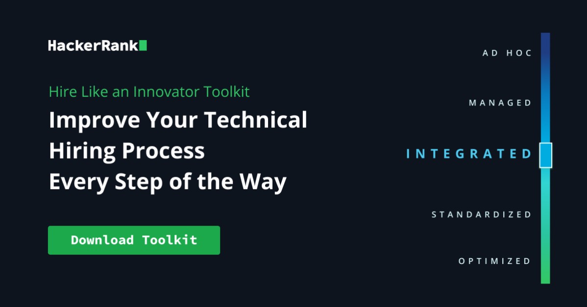HackerRank on LinkedIn: Remote Hiring Toolkit: Hire Like an Innovator HackerRank on LinkedIn: Remote Hiring Toolkit: Hire Like an Innovator