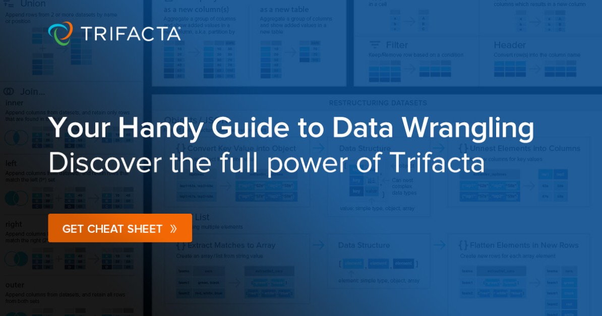 Trifacta on LinkedIn: Combining, reshaping, or restructuring datasets ... Trifacta on LinkedIn: Combining, reshaping, or restructuring datasets ...
