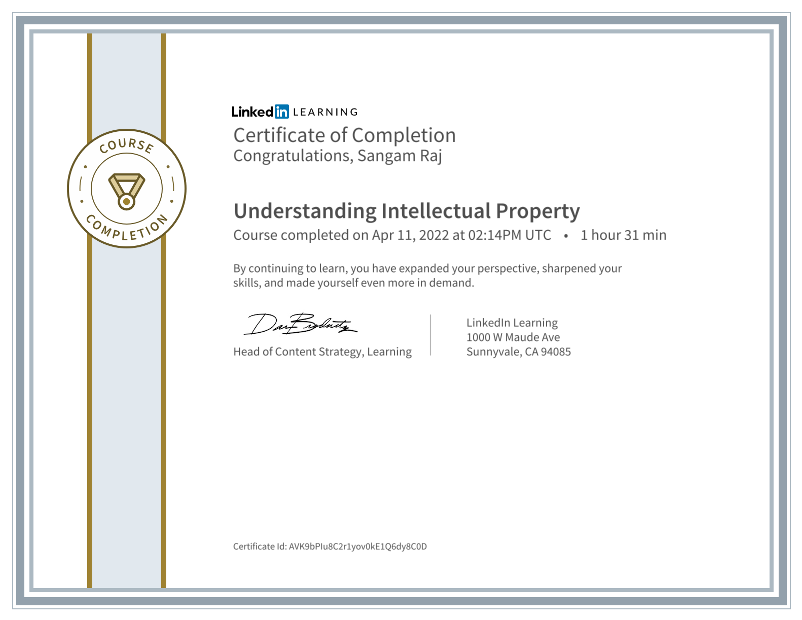 Sangam Raj on LinkedIn: Certificate of Completion Sangam Raj on LinkedIn: Certificate of Completion