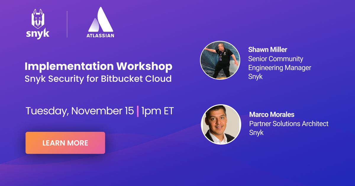 Snyk LinkedIn‘de: #devsecops #bitbucket #appsec Snyk LinkedIn‘de: #devsecops #bitbucket #appsec