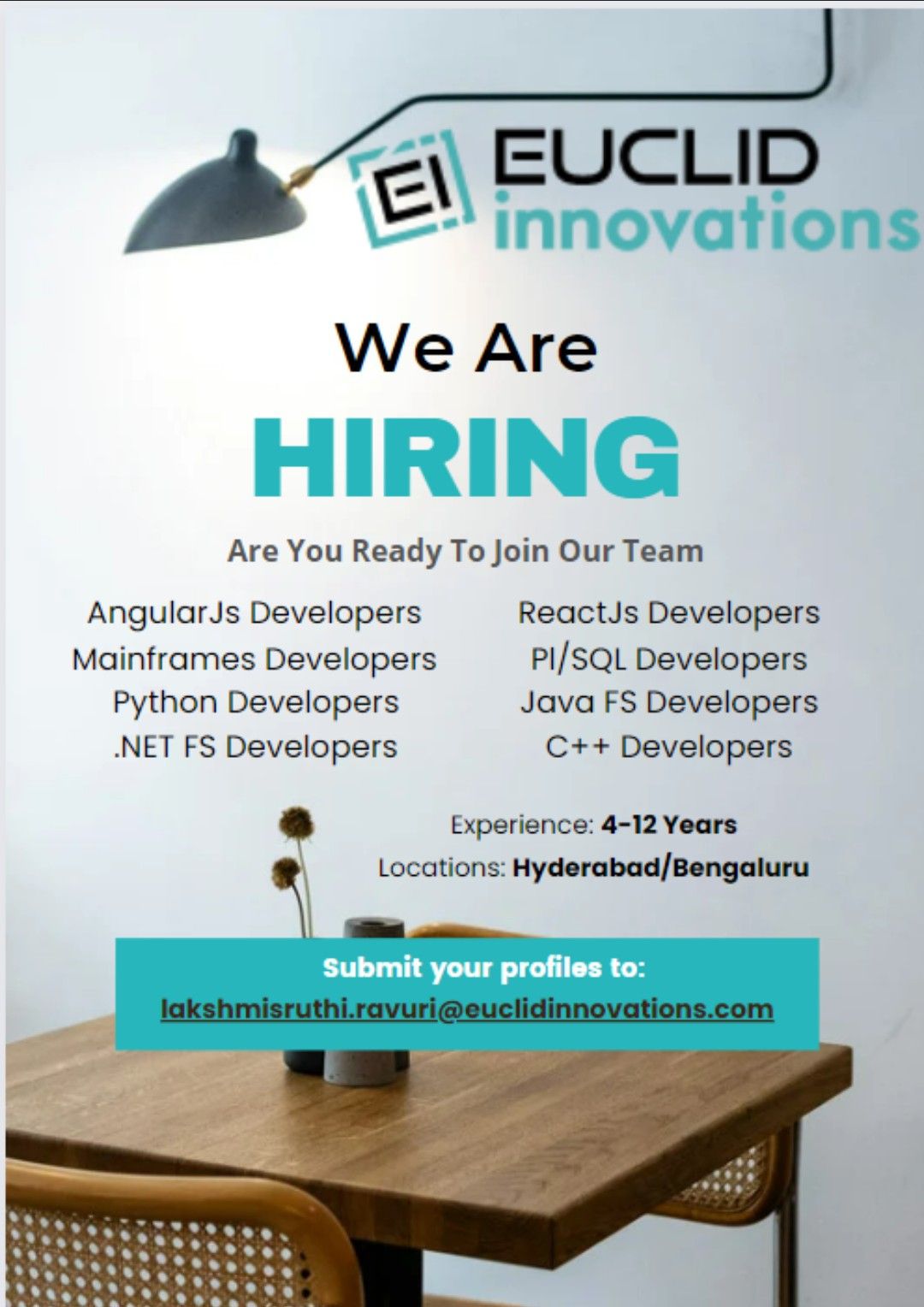 Lakshmi Sruthi Ravuri on LinkedIn: #hiring #angularjs # ... Lakshmi Sruthi Ravuri on LinkedIn: #hiring #angularjs # ...