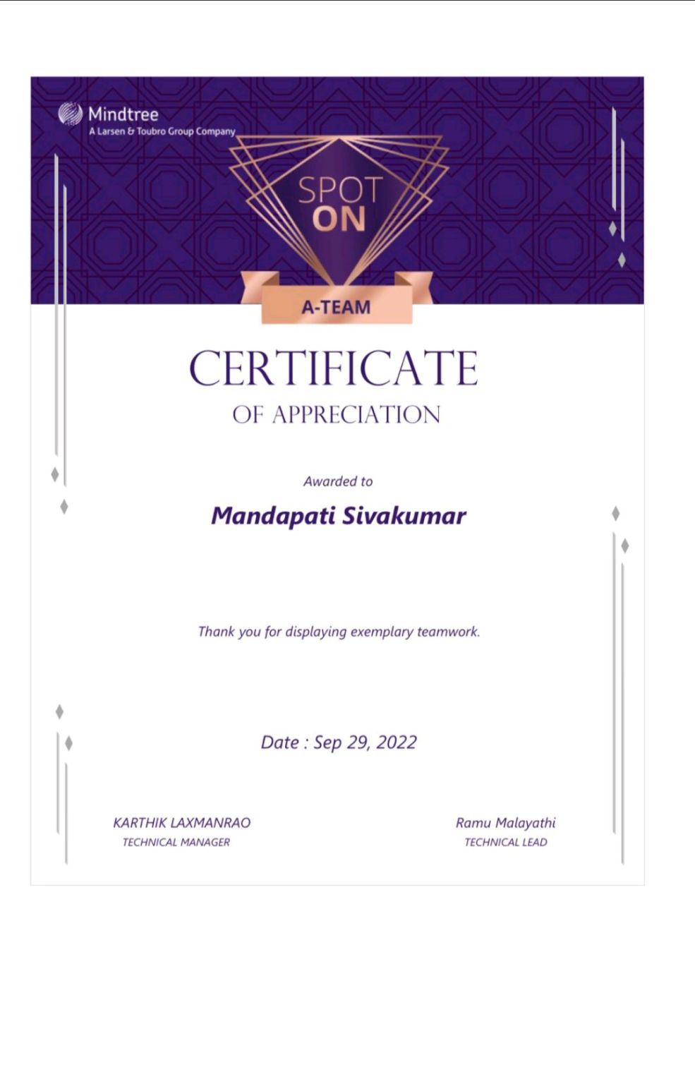 Siva Kumar Mandapati on LinkedIn: #spoton Siva Kumar Mandapati on LinkedIn: #spoton