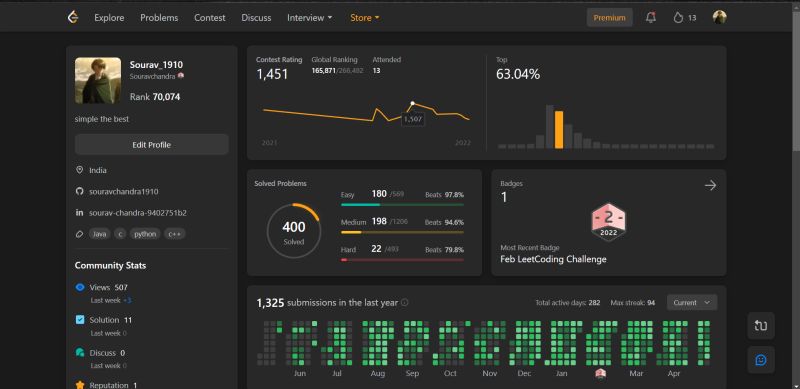 Sourav Chandra on LinkedIn: #leetcode | 14 comments Sourav Chandra on LinkedIn: #leetcode | 14 comments