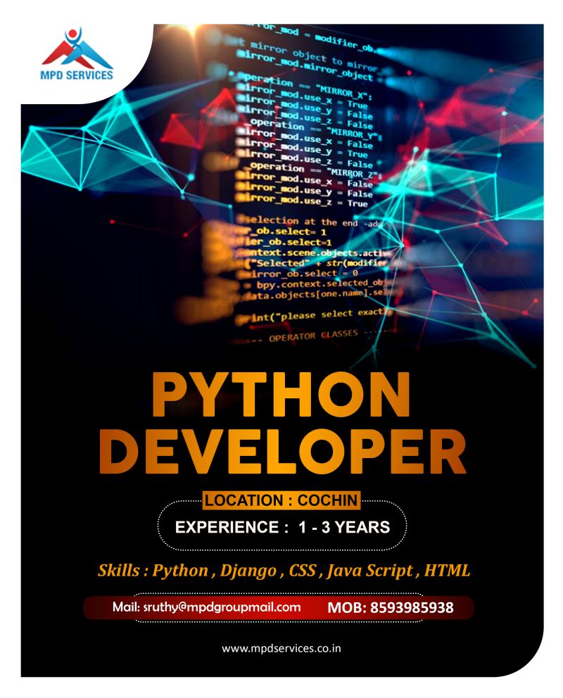 #python #pythondeveloper #djangodeveloper #javascript | Sruthy S Anil #python #pythondeveloper #djangodeveloper #javascript | Sruthy S Anil