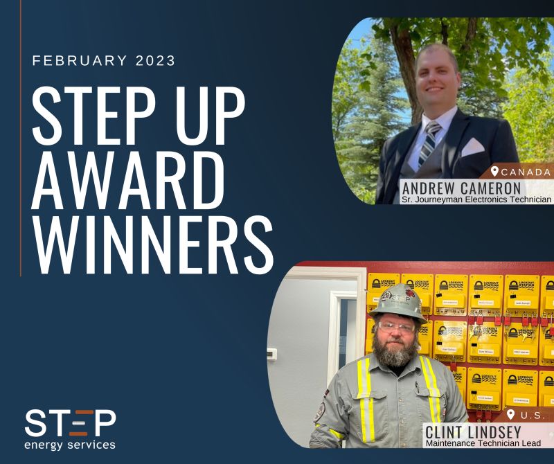 STEP Energy Services on LinkedIn: Congratulations to February’s STEP Up ... STEP Energy Services on LinkedIn: Congratulations to February’s STEP Up ...
