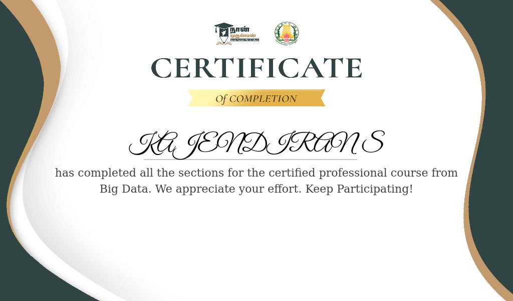 Kajendiran S on LinkedIn: #bigdata #naanmudhalvan #edureka Kajendiran S on LinkedIn: #bigdata #naanmudhalvan #edureka