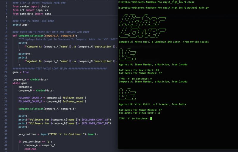 Steven Lopez on LinkedIn: #day14 #100daysofpython #pythonprogramming # ... Steven Lopez on LinkedIn: #day14 #100daysofpython #pythonprogramming # ...